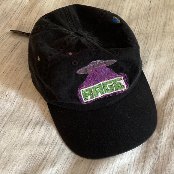 GERA | Accessories | Custom Rage Ufouap Embroidered Dad Cap In Black ...